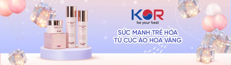 KOR COSMETICS - Thương hiệu mỹ phẩm cao cấp Hàn Quốc
