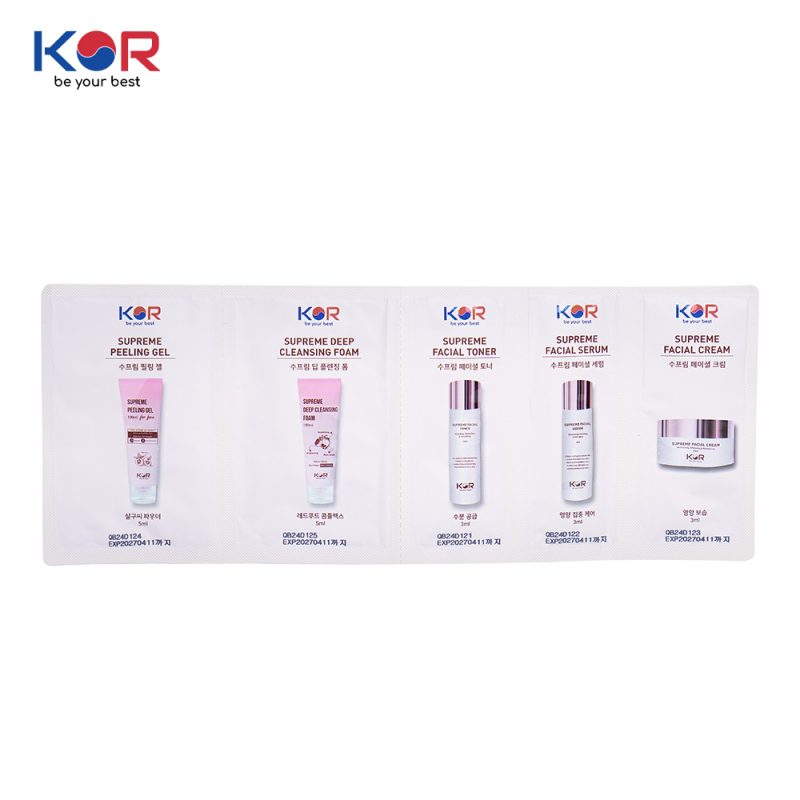 Bộ mỹ phẩm du lịch KOR Supreme 5 Step Travel Kit