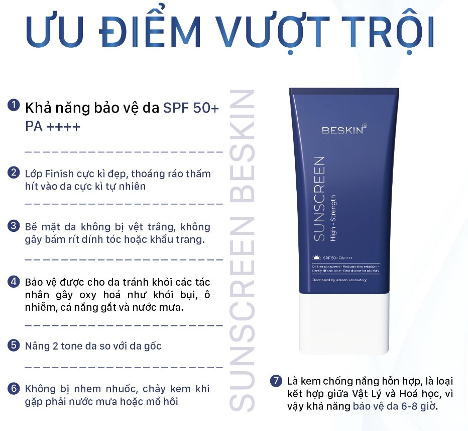 Review kem chống nắng beskin có tốt không? - KOR COSMETICS - Mỹ phẩm ...